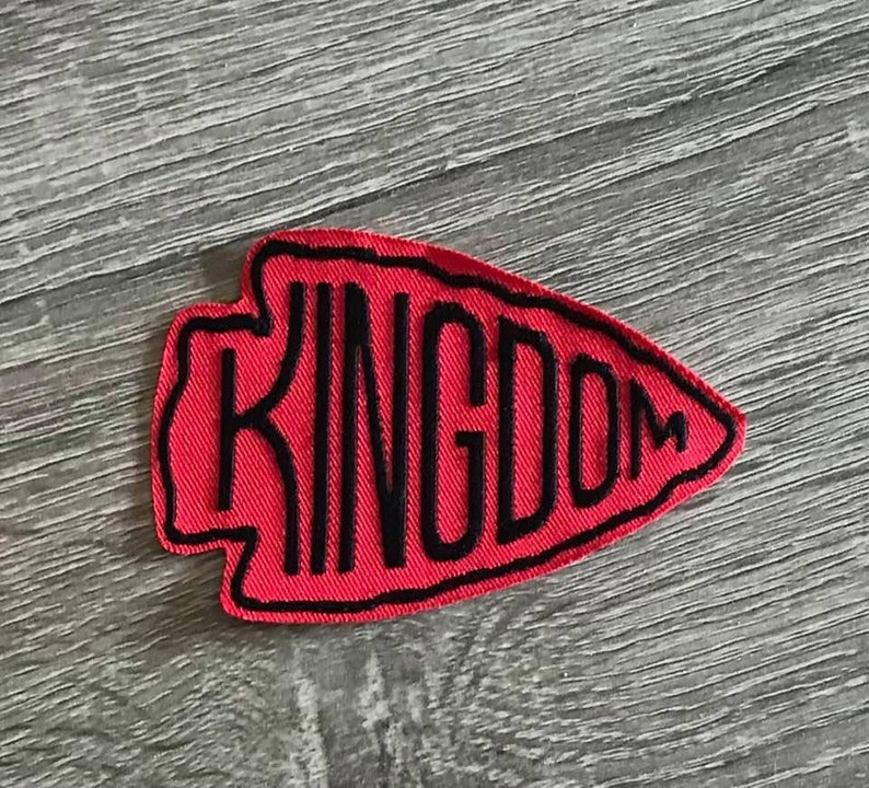 KC Kingdom Patch Kansas City Patch Arrowhead Patch Kansas | Etsy