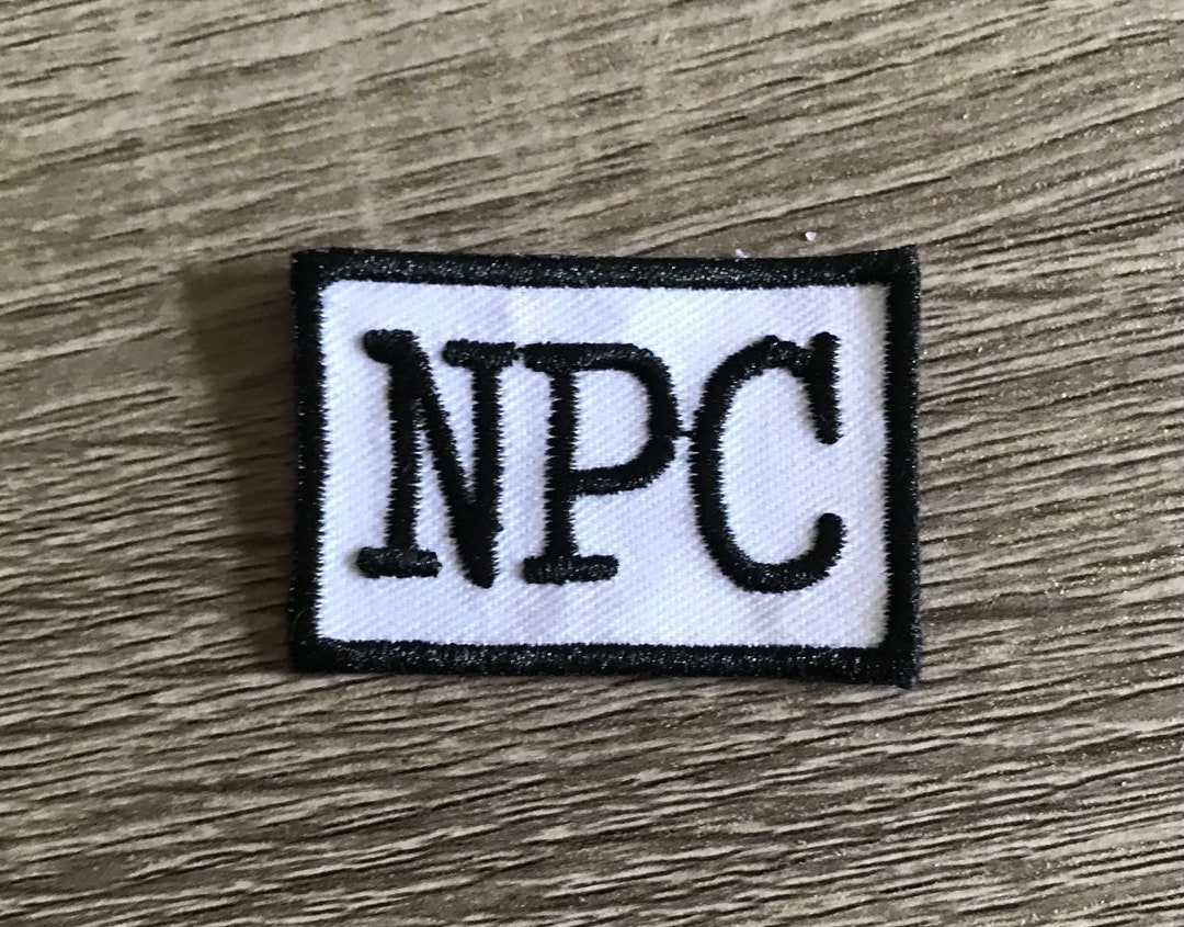 NPC Patch, Gamer Patch, Non-playable Character Patch, Video Game Patch ...