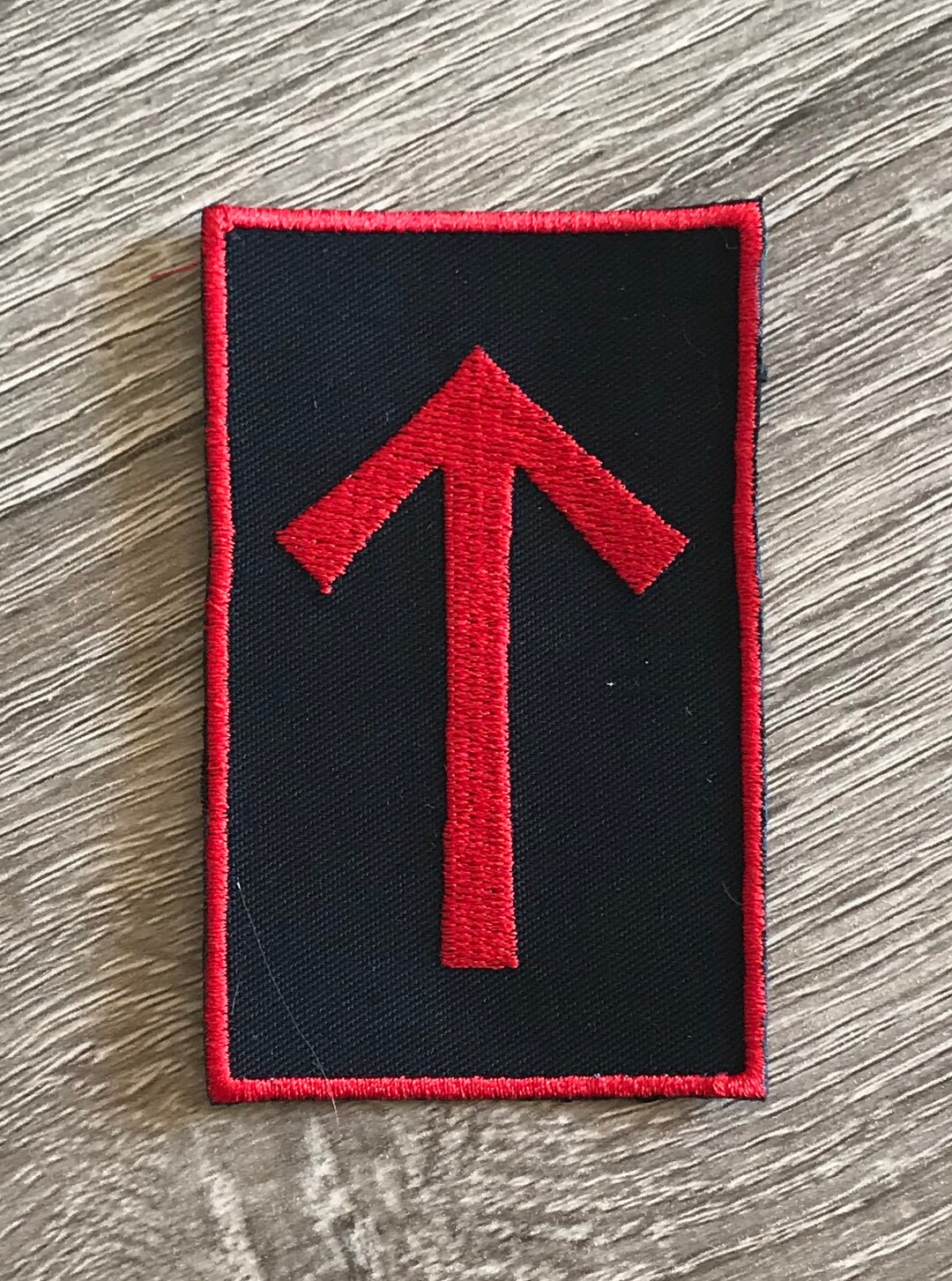 Tiwaz Rune Patch, Teiwaz Patch, Viking Rune, Tyr Patch, Viking Spear ...