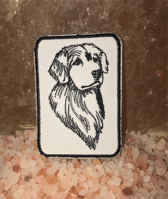 Golden Retriever Patch Retriever Patch Golden Retreiver Dog | Etsy