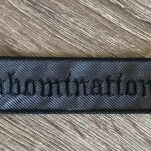 Abomination Patch, Abomination Band, Biker Patch, Gift Under 10, Gift for Him, Vest Patch, Funny ...