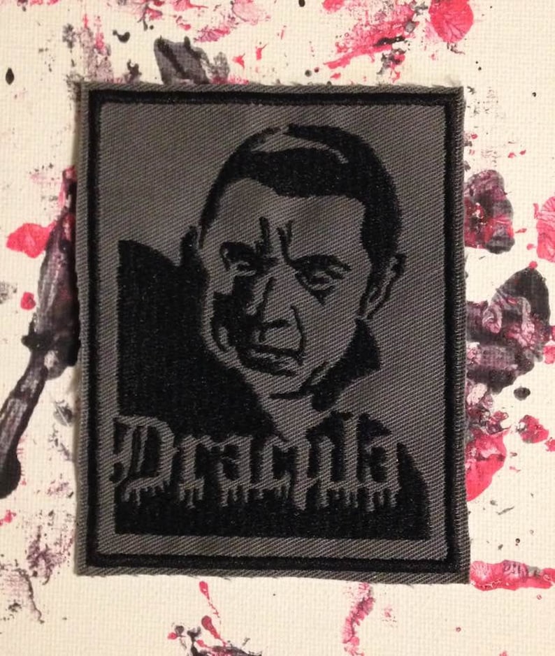 Dracula Patch Vampire Patch Horror Gift Count Dracula - Etsy