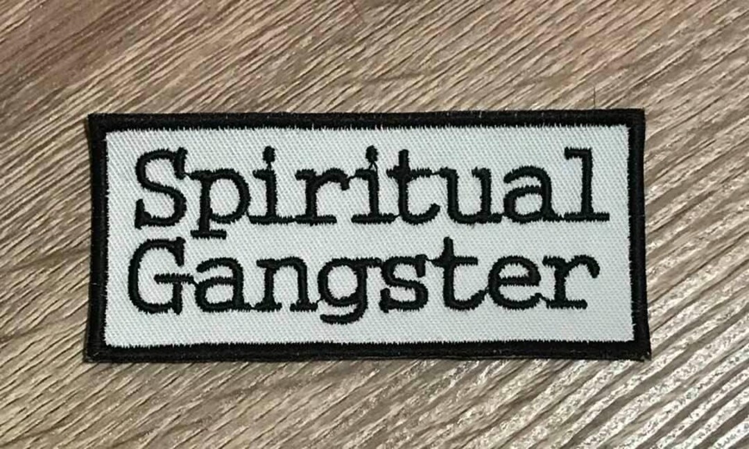 Spiritual Gangster Patch, Funny Patch, Spirituality Patch, Yoga Patch ...