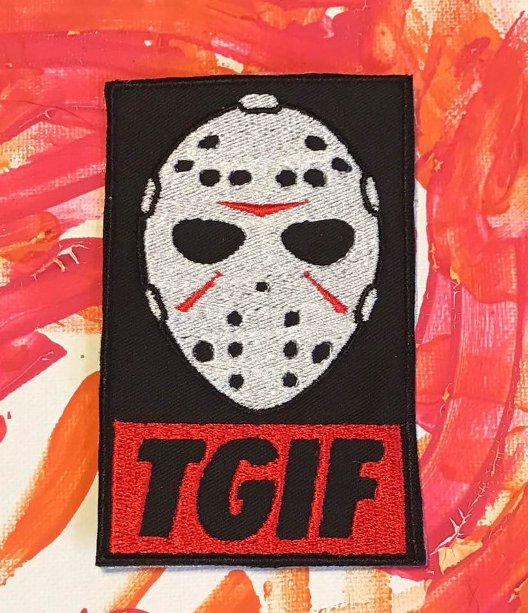 Jason Vorhees Patch, Friday the 13th, TGIF Patch, 80s Horror Movies ...