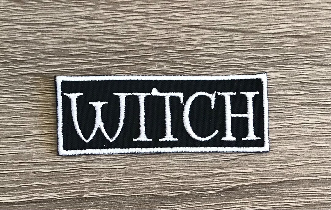 Embroidered Witch Patch Occult Patch Pagan Patch Witchy - Etsy