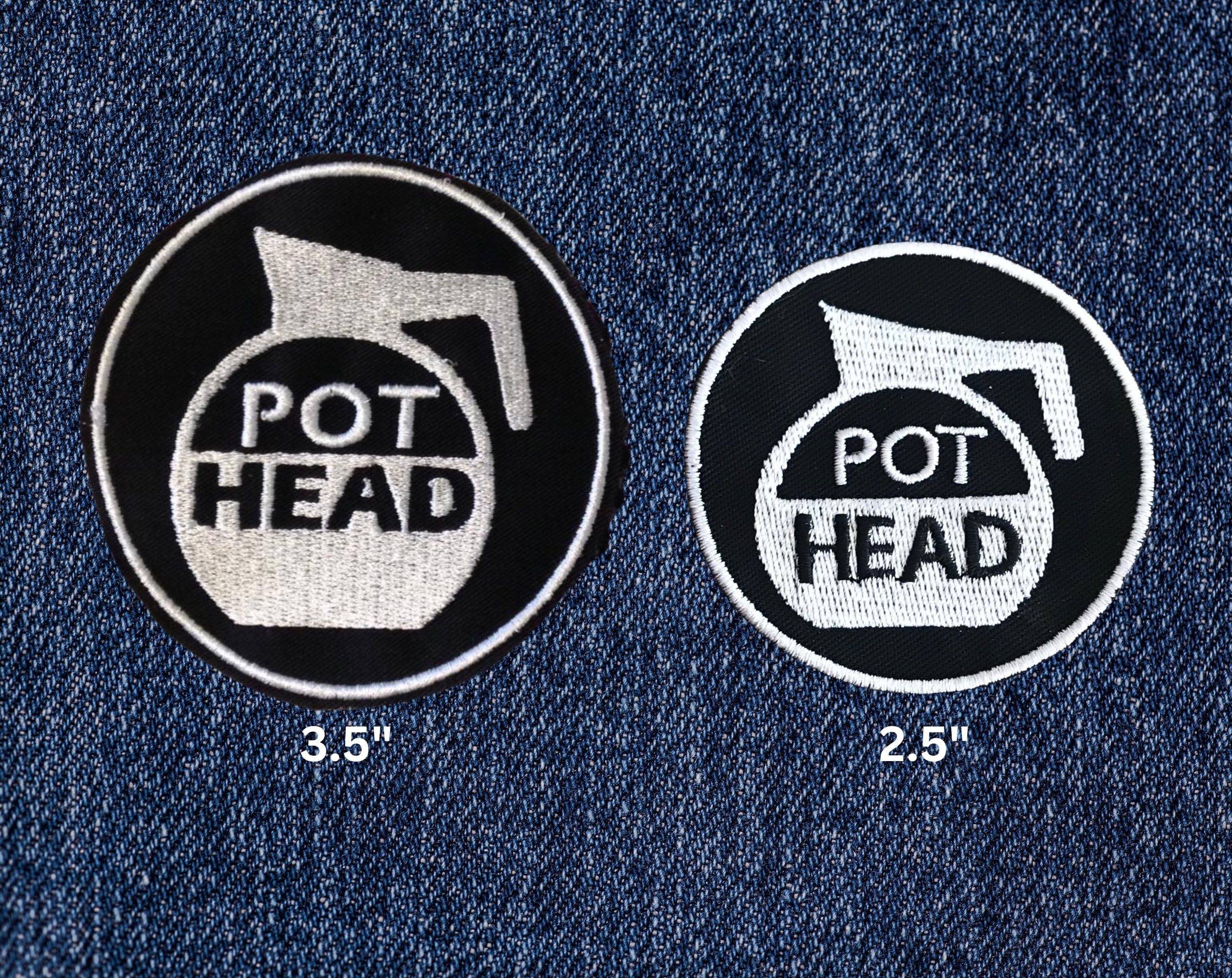Pothead Patch Coffee Patch Caffeine Patch Coffee Pot Gift - Etsy
