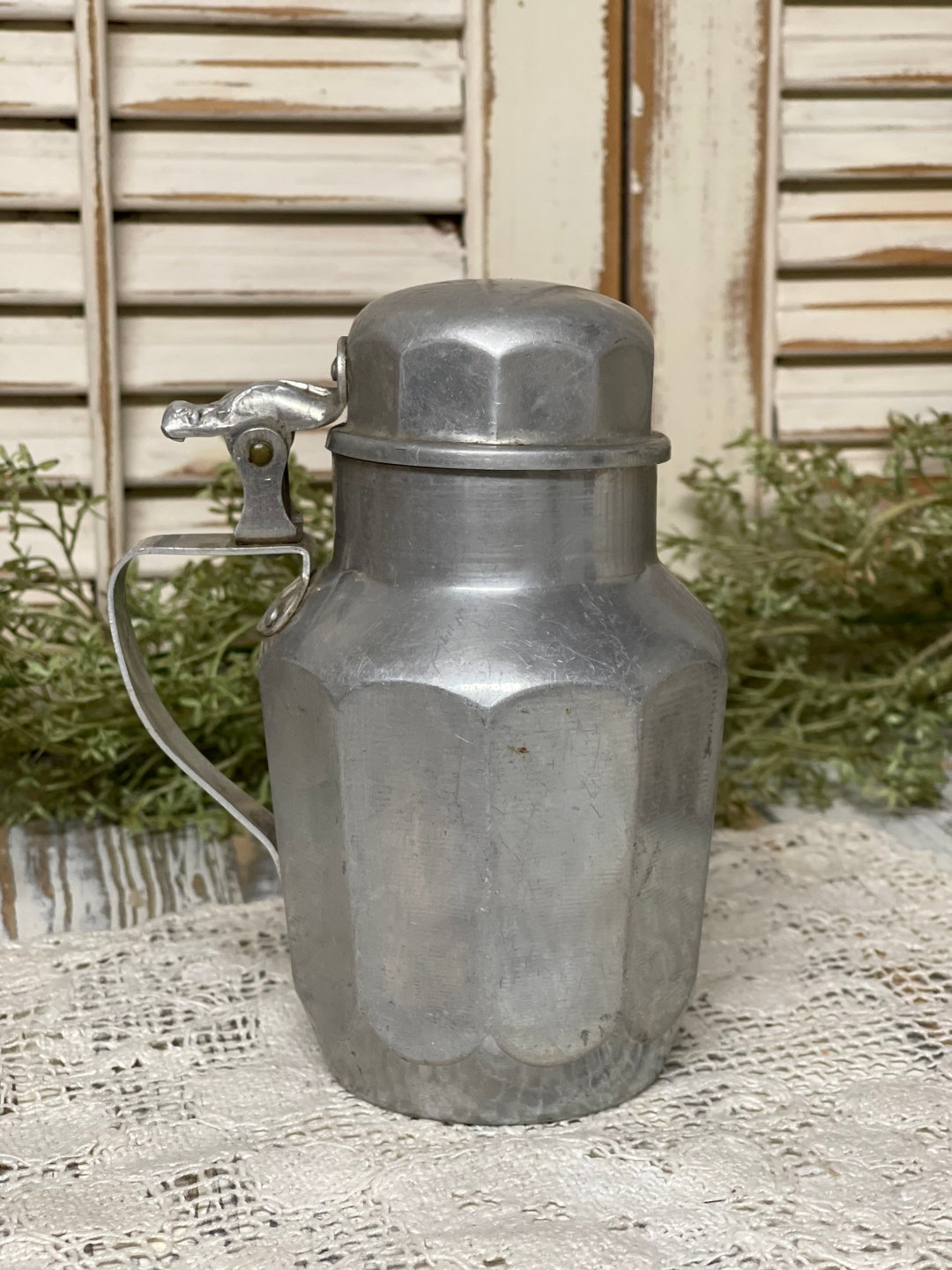 Vintage Aluminum Creamer/ Pitcher/ Syrup/ Bluegrass/ Louisville ...