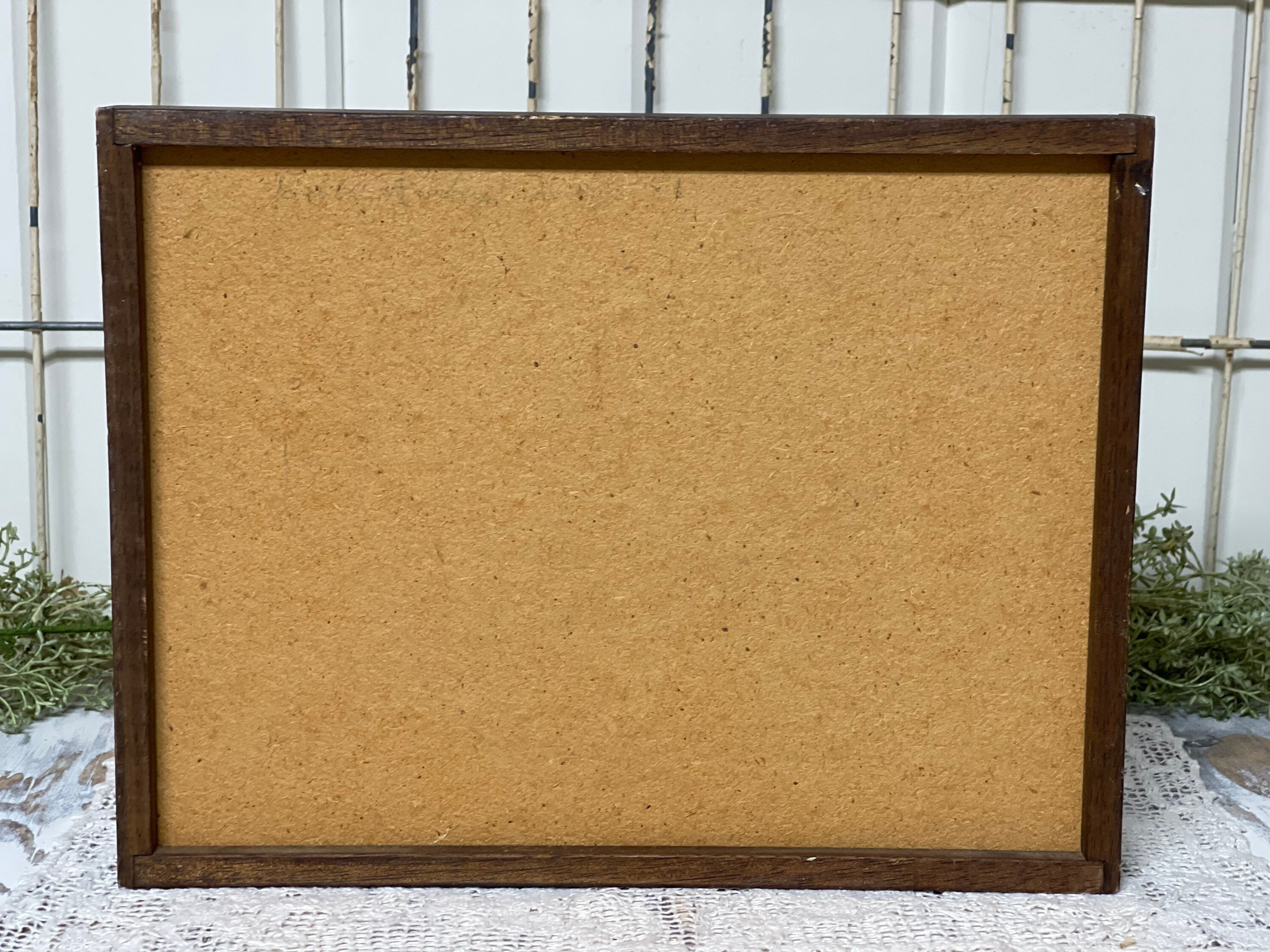 Vintage Decorative Tray/ Wooden Tray / Glass Top/ Canning/ Tomatoes ...