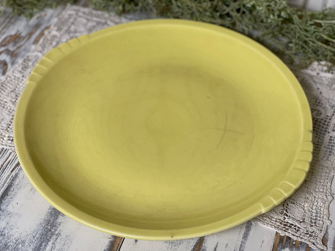 Vintage Yellow Plate/ Large Plate / Platter/ Vintage Fiesta Caliente ...