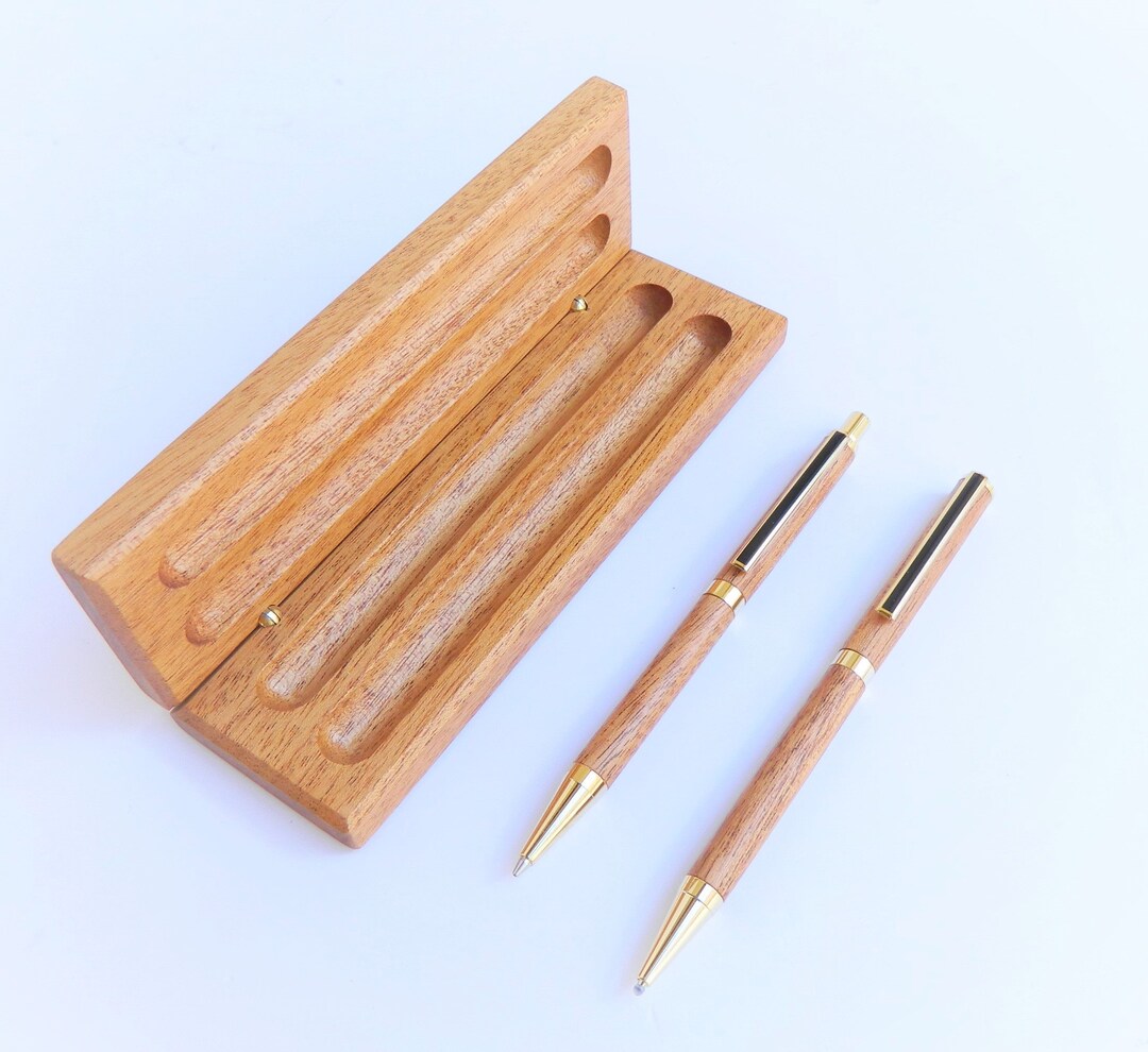 Wooden Pen Set, Wood Pen, Mahogany Wood Pen Set , Honduras Mahogany ...