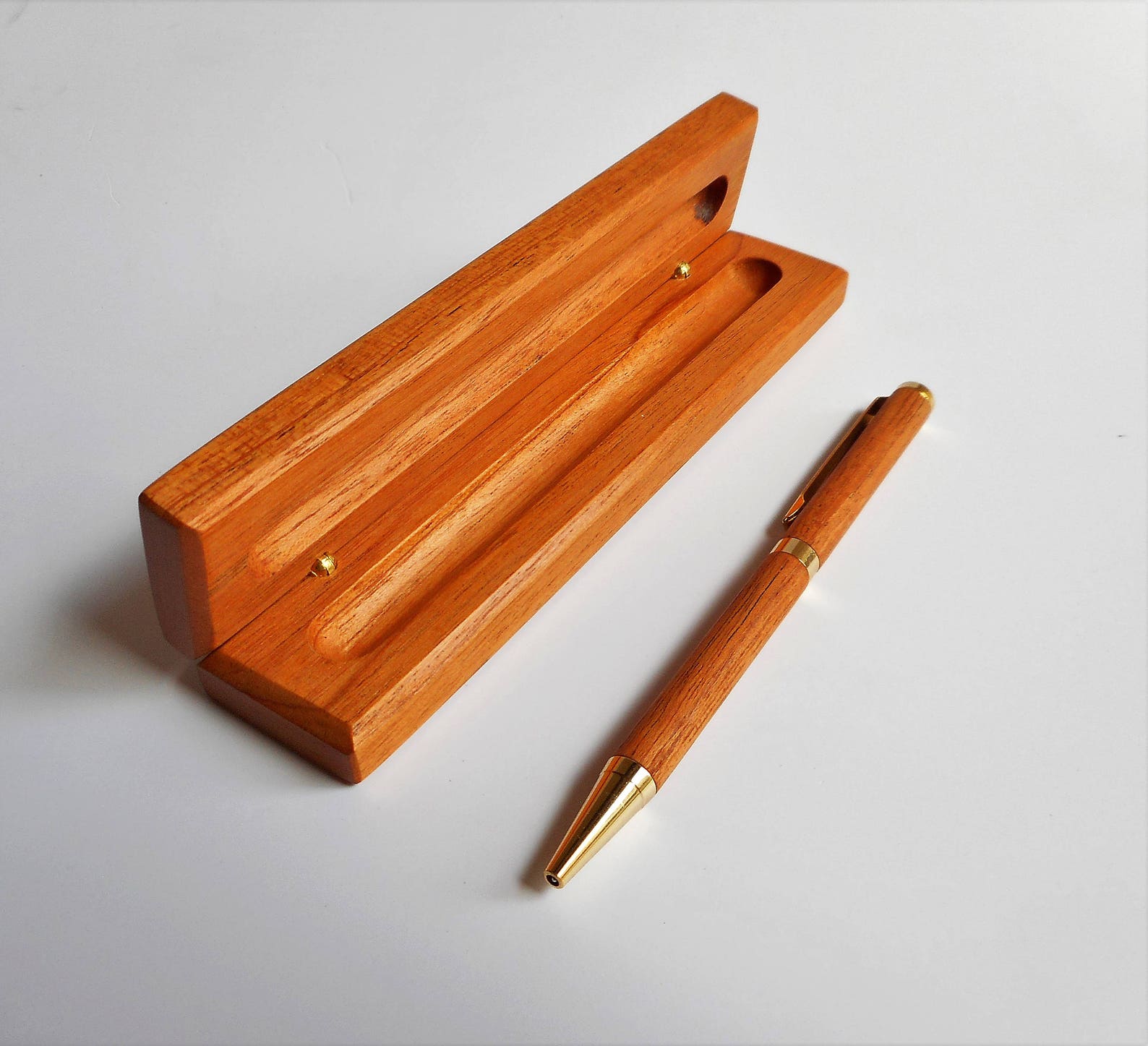 Hand Turned Pen Wood Pen Set Wood Pen Mahogany Wooden Pen | Etsy