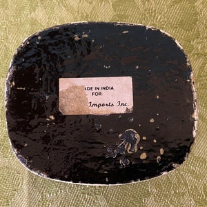 Vintage Penguin Trinket Box ~ Lacquered Hand Painted Trinket Box With ...