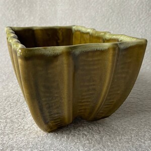 Vintage Cookson Pottery Planter ~ Olive Green Rectangle Cookson Planter ...