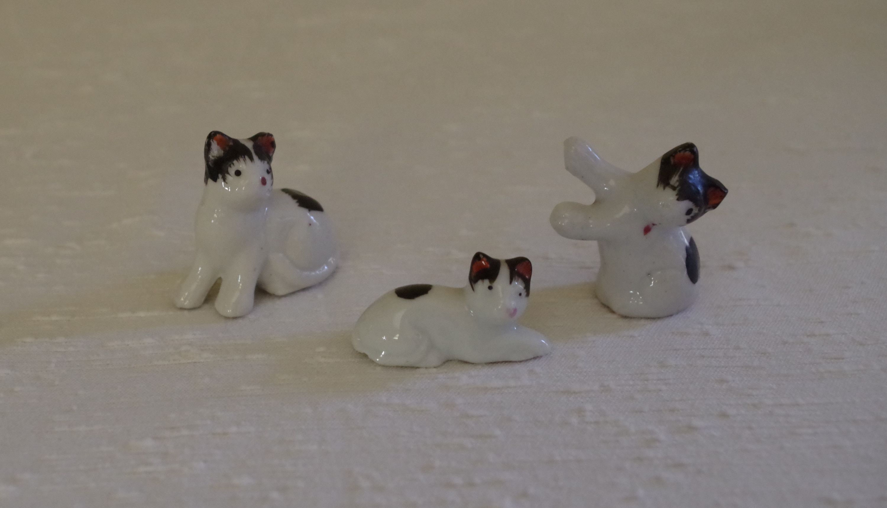 Figurines & Knick Knacks Collectibles Vintage Miniature Whimsical Cats ...