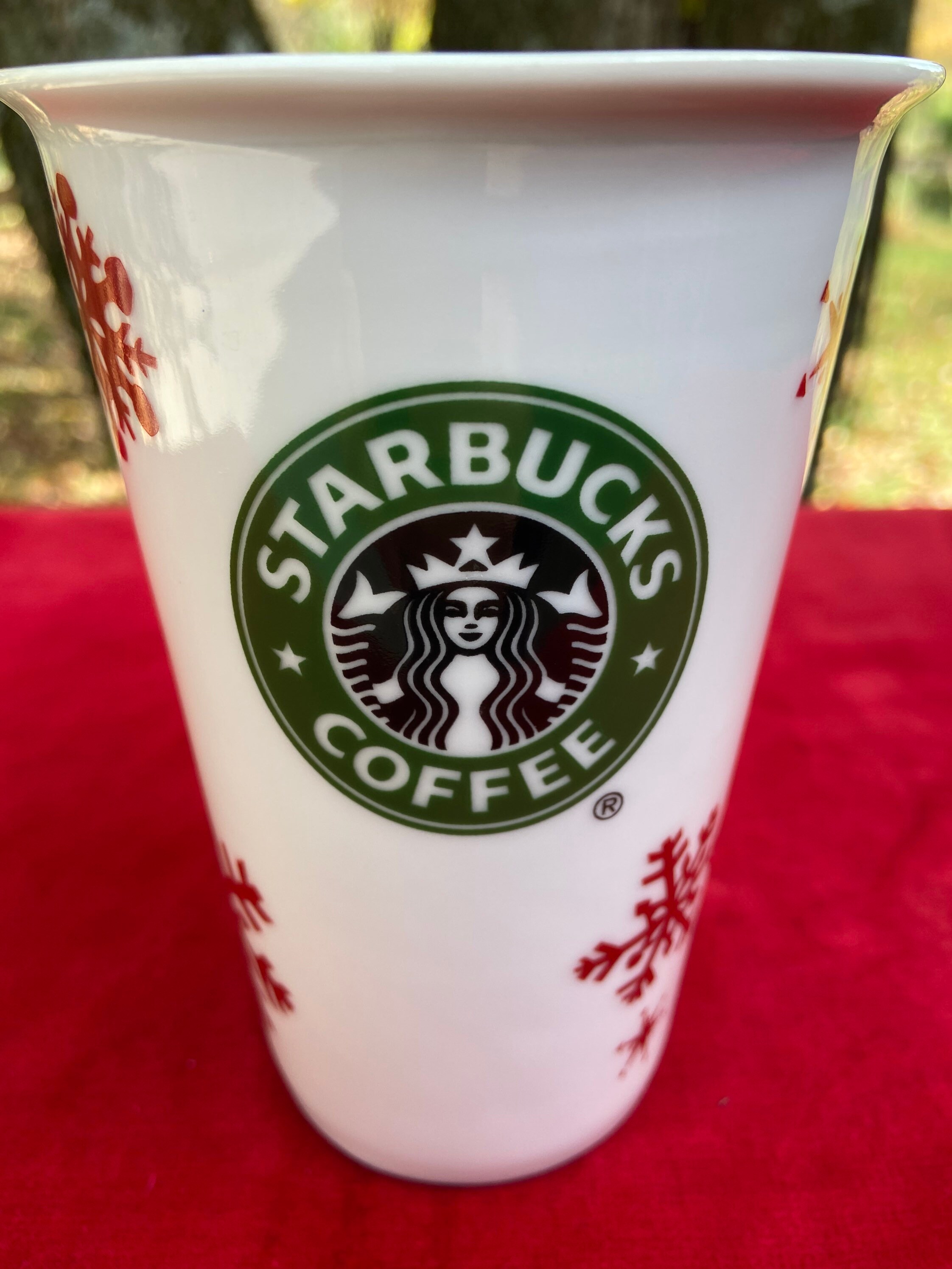 Starbucks Snowflake Travel Mug Starbucks 2010 Christmas | Etsy