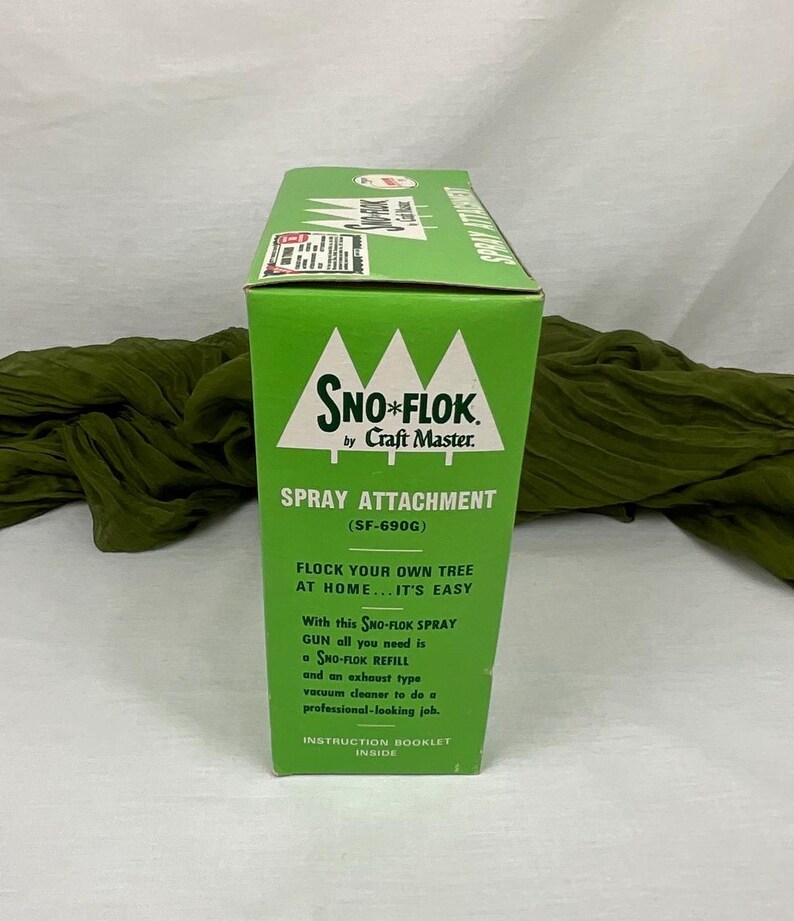 Vintage Sno Flok by Craft Master Spray Attachment ~ Unused Christmas ...