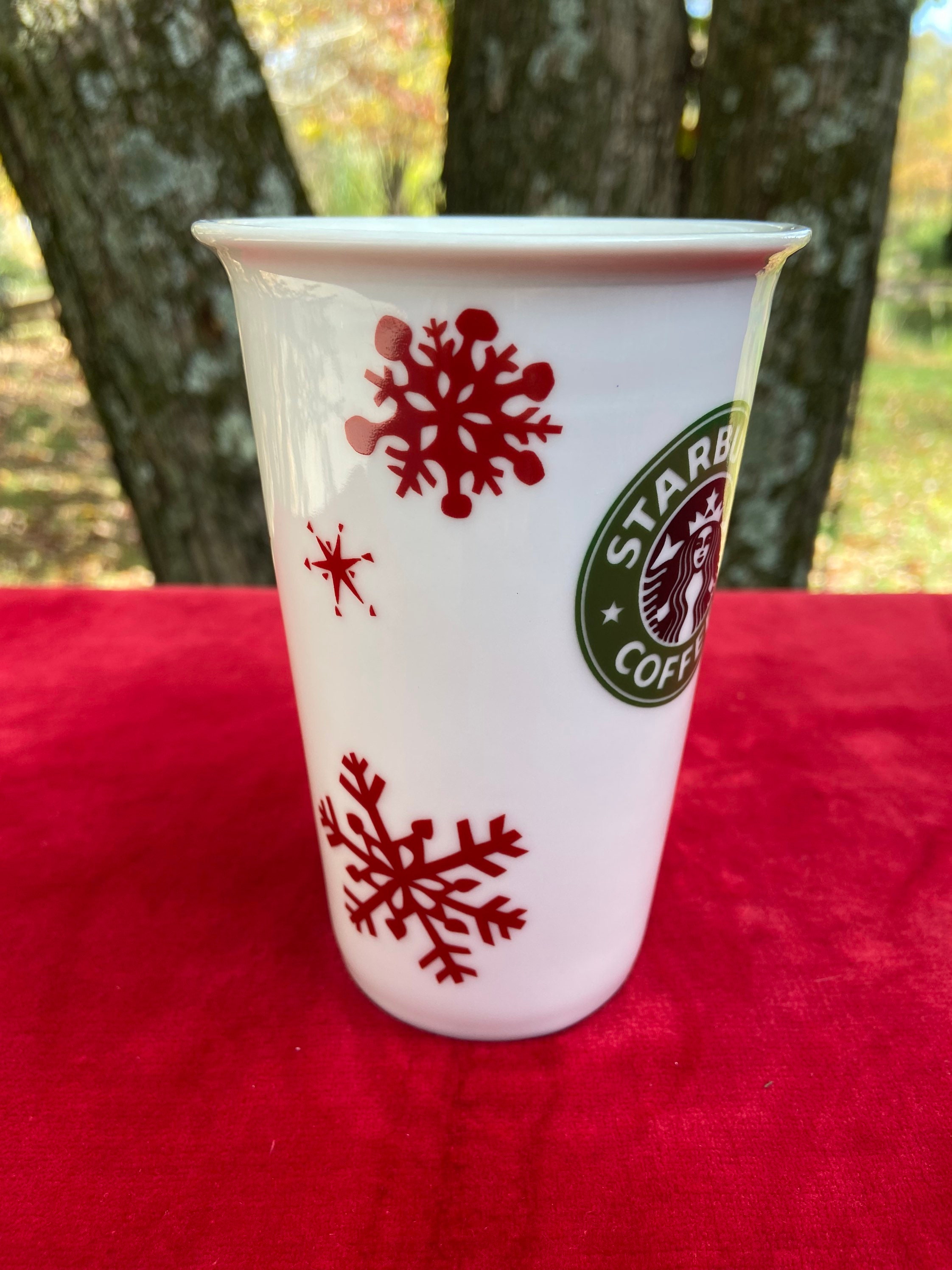 Starbucks Snowflake Travel Mug Starbucks 2010 Christmas | Etsy