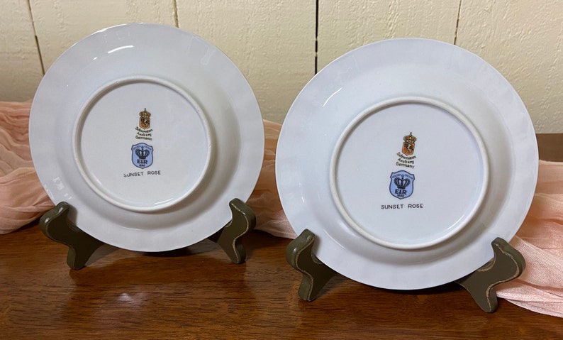 Vintage German Plates ~ 6" in Diameter ~ Schumann Arzberg Germany ...
