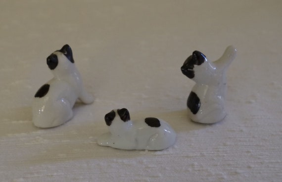 Figurines & Knick Knacks Collectibles Vintage Miniature Whimsical Cats ...