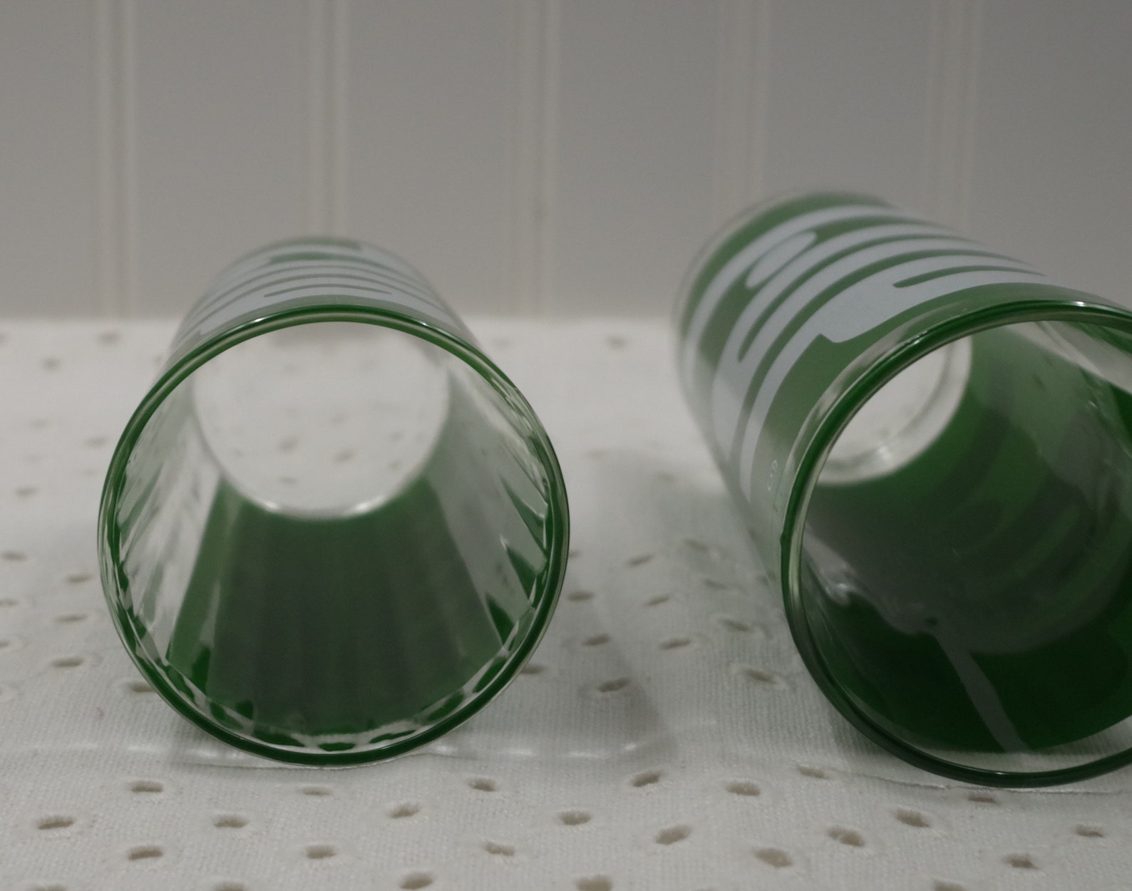 Vintage 7 - up Glasses ~ Set of 2 ~ 7 - up ~ Vintage Soda Glasses ...