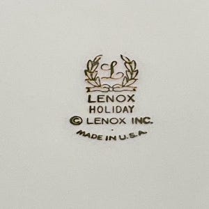 Vintage Lenox Special Creamy White Gold Rim Porcelain Holly Berry Bowl ...