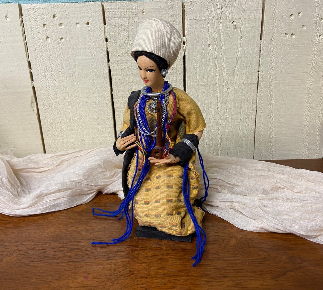 Vintage Thai Doll ~ Handmade Textile Doll ~ Thailand Souvenir ...