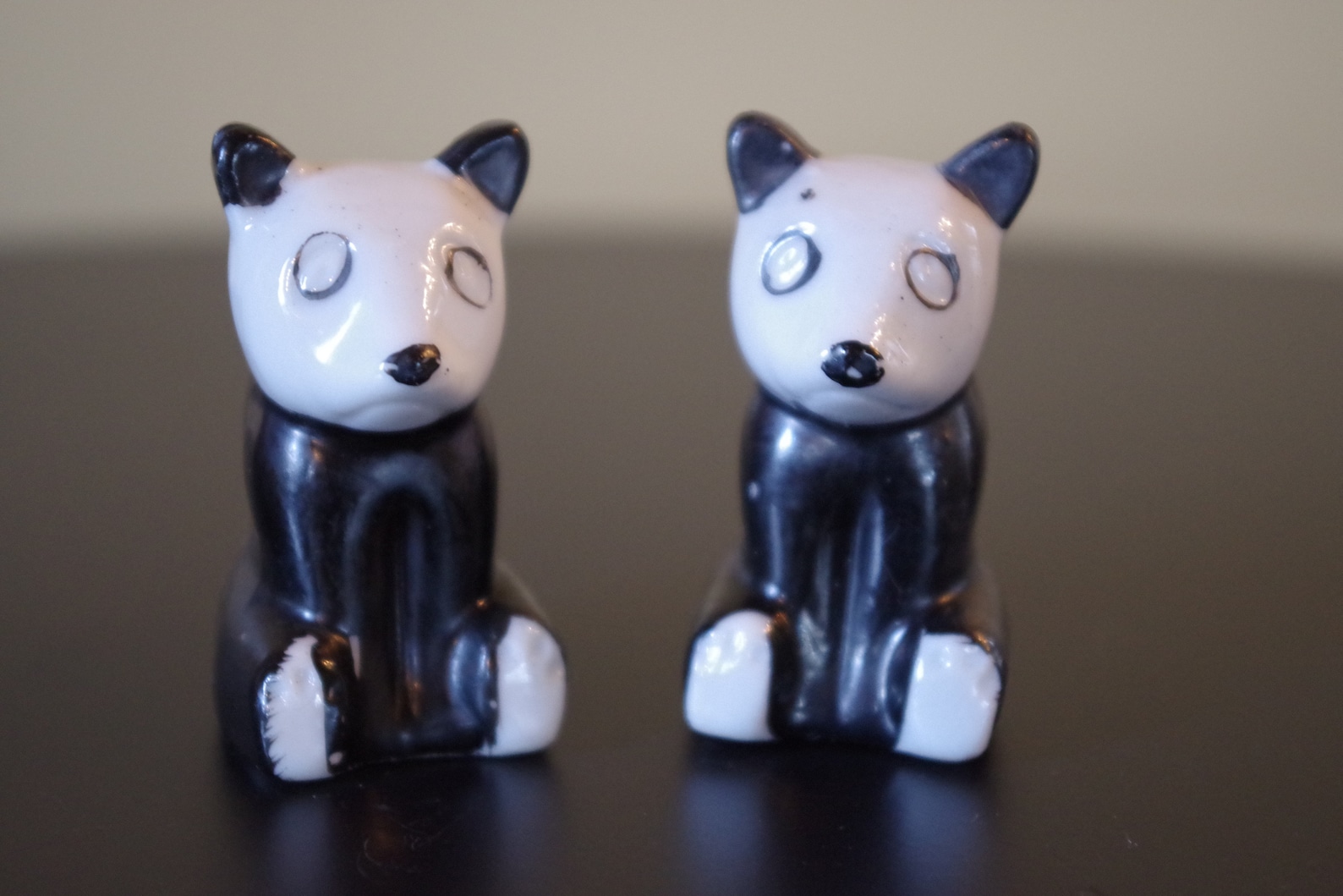 Panda Panda Salt and Pepper Shakers Vintage Panda Salt and | Etsy