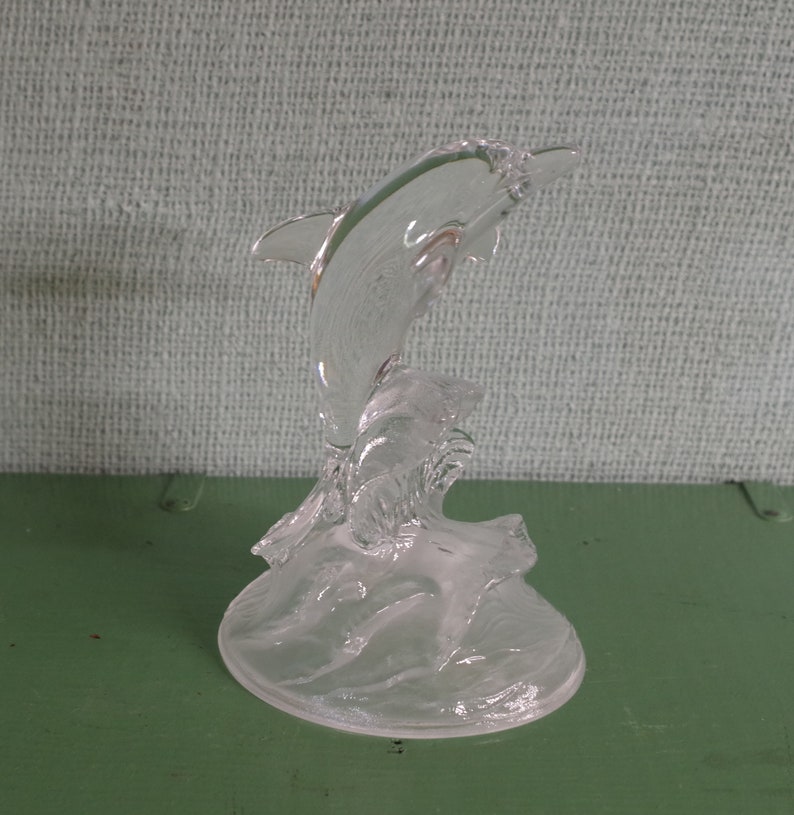 Vintage Crystal Dolphin Cristal D'arques Dolphin Made | Etsy