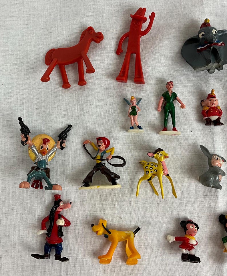 Vintage Marx Disneykins First Series and Pinocchio Series Miniatures ...