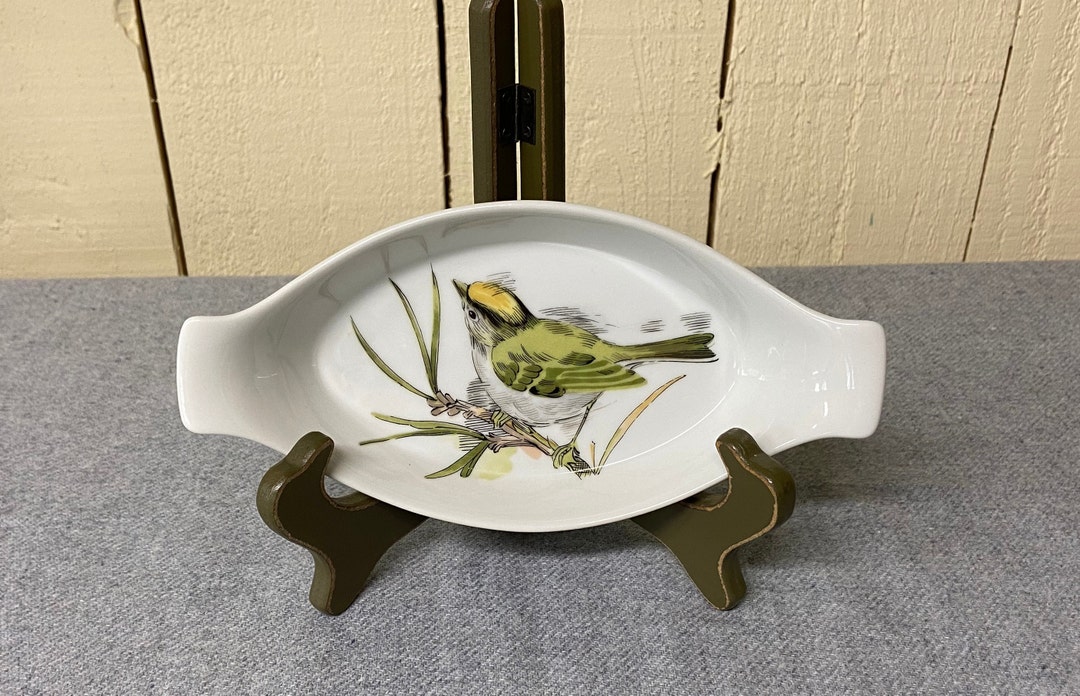 Vintage Enesco Song Bird Individual Au Gratin Dish ~ Songbird Dish ...