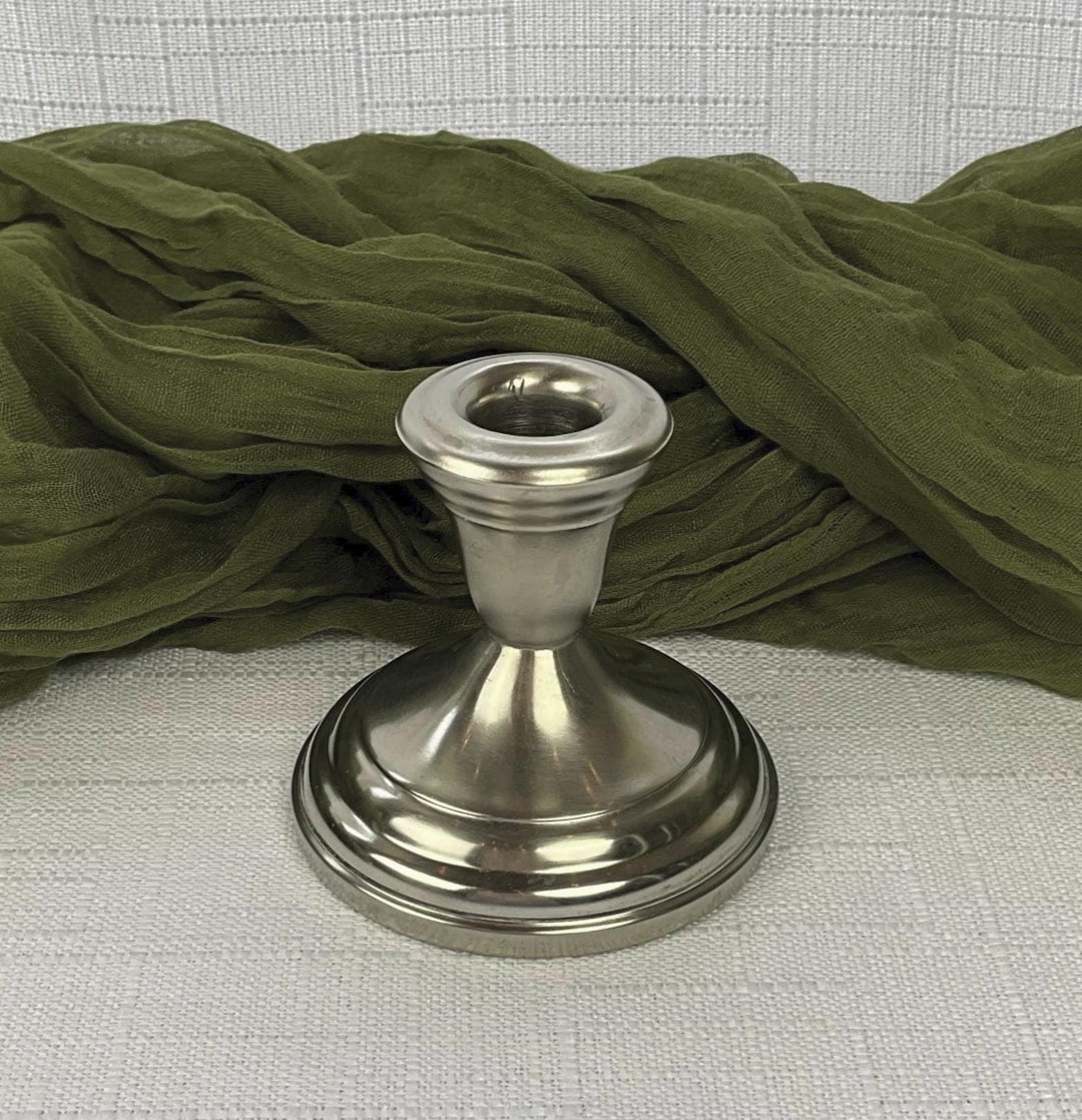 Vintage F.B. Rogers Pewterlite Candlestick Holder ~ F.B. Rogers ...