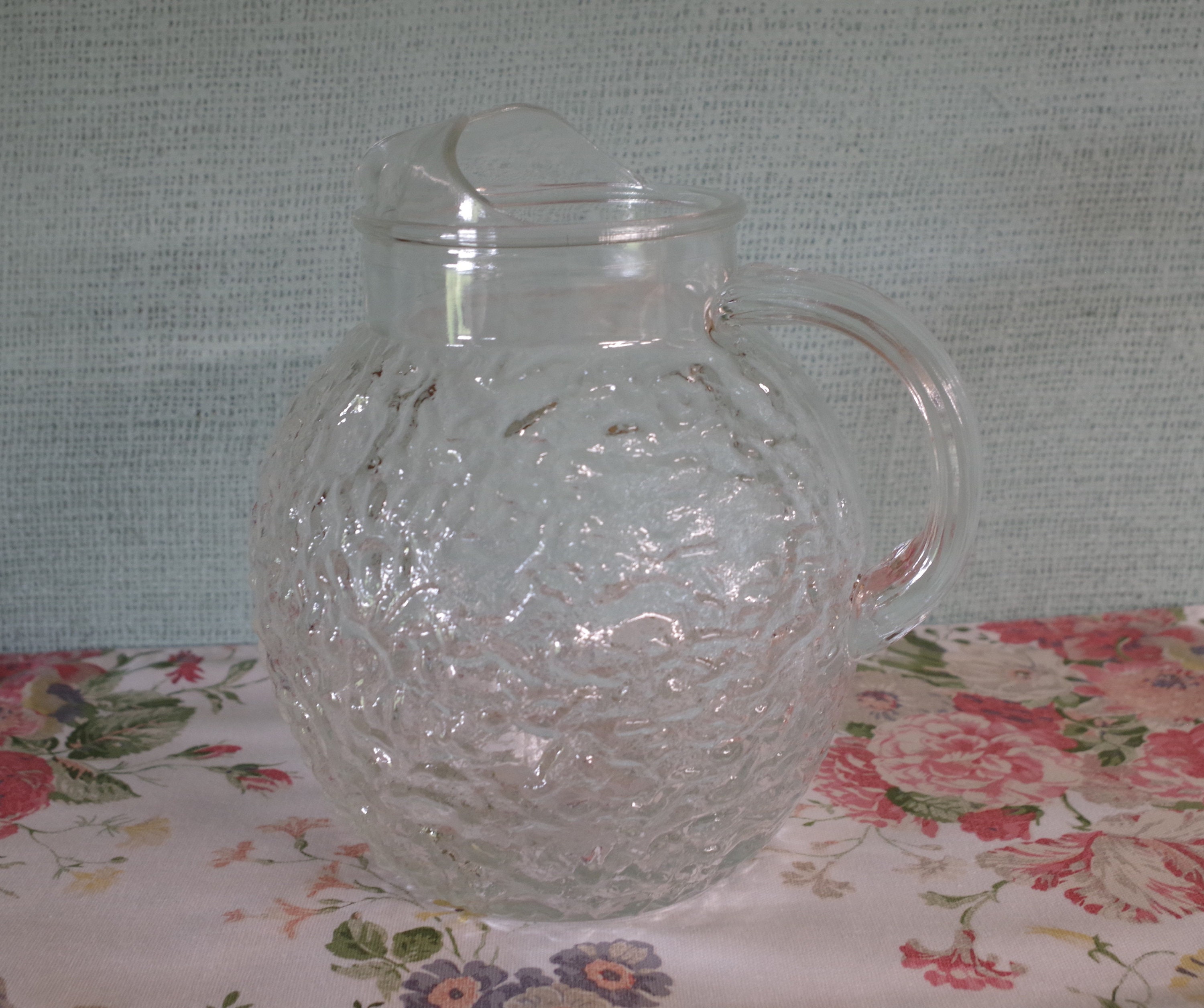 Vintage Lido Milano Pitcher Anchor Hocking Lido Milano Glass - Etsy