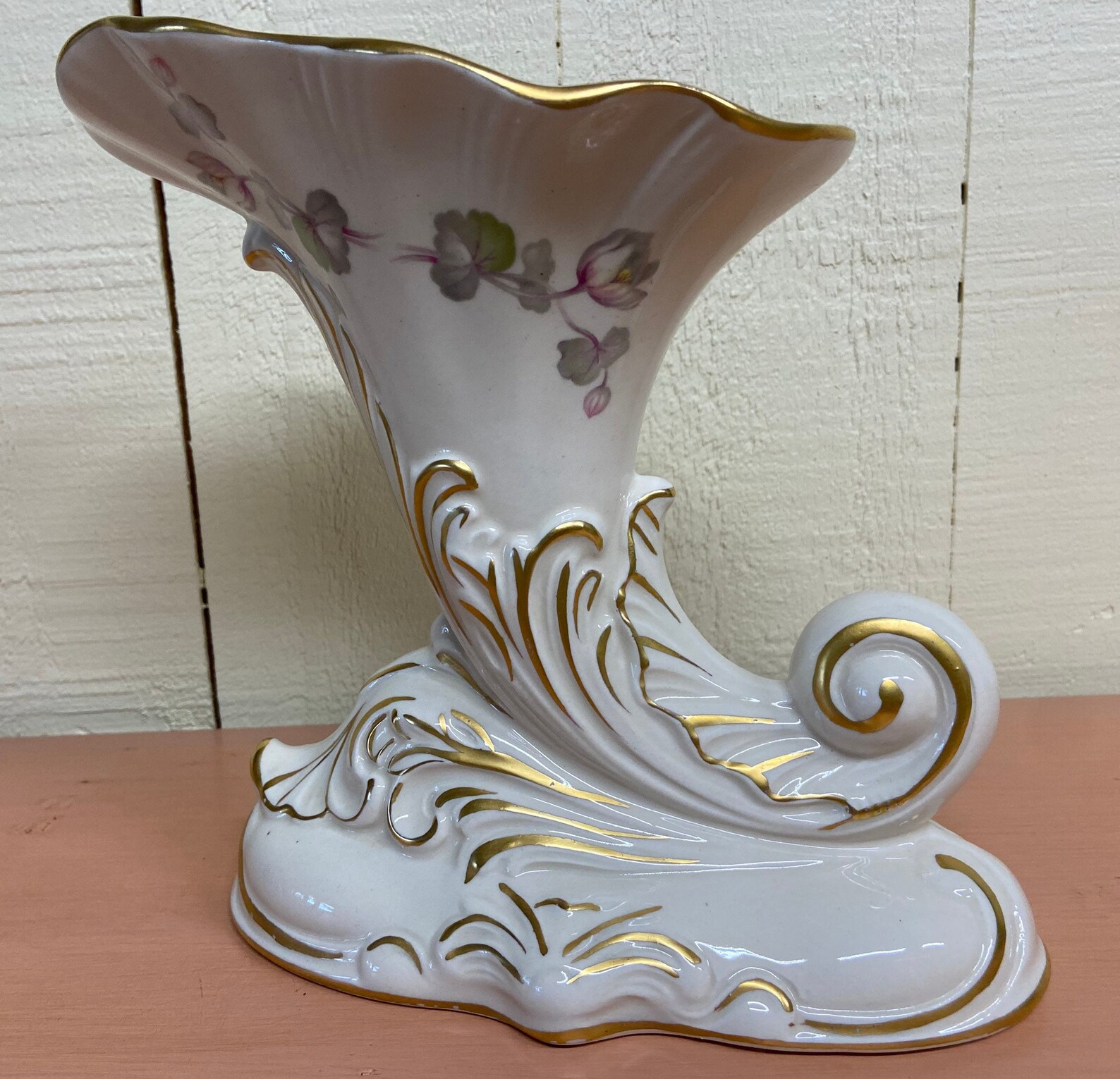 Vintage Cornucopia Vase Cornucopia Thanksgiving Table - Etsy