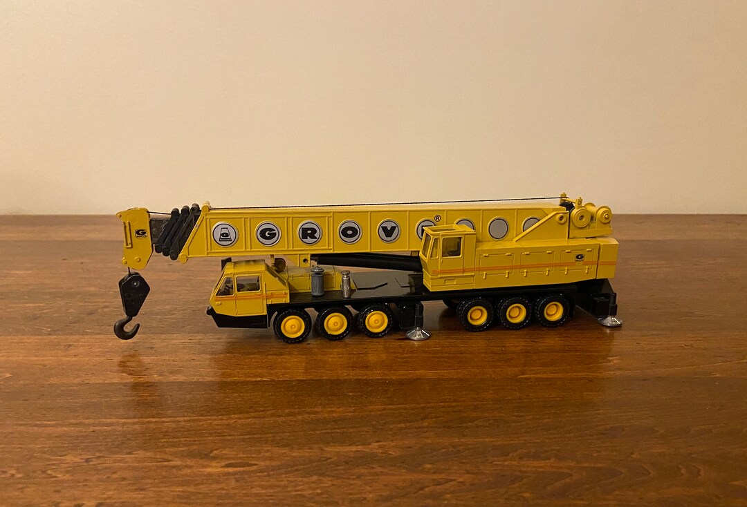 Vintage Grove TM 1500 Telescopic Crane 152 Die Cast Scale 1/55 NZG ...
