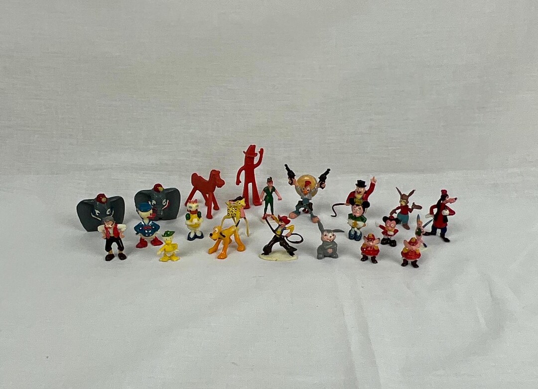 Vintage Marx Disneykins First Series and Pinocchio Series Miniatures ...