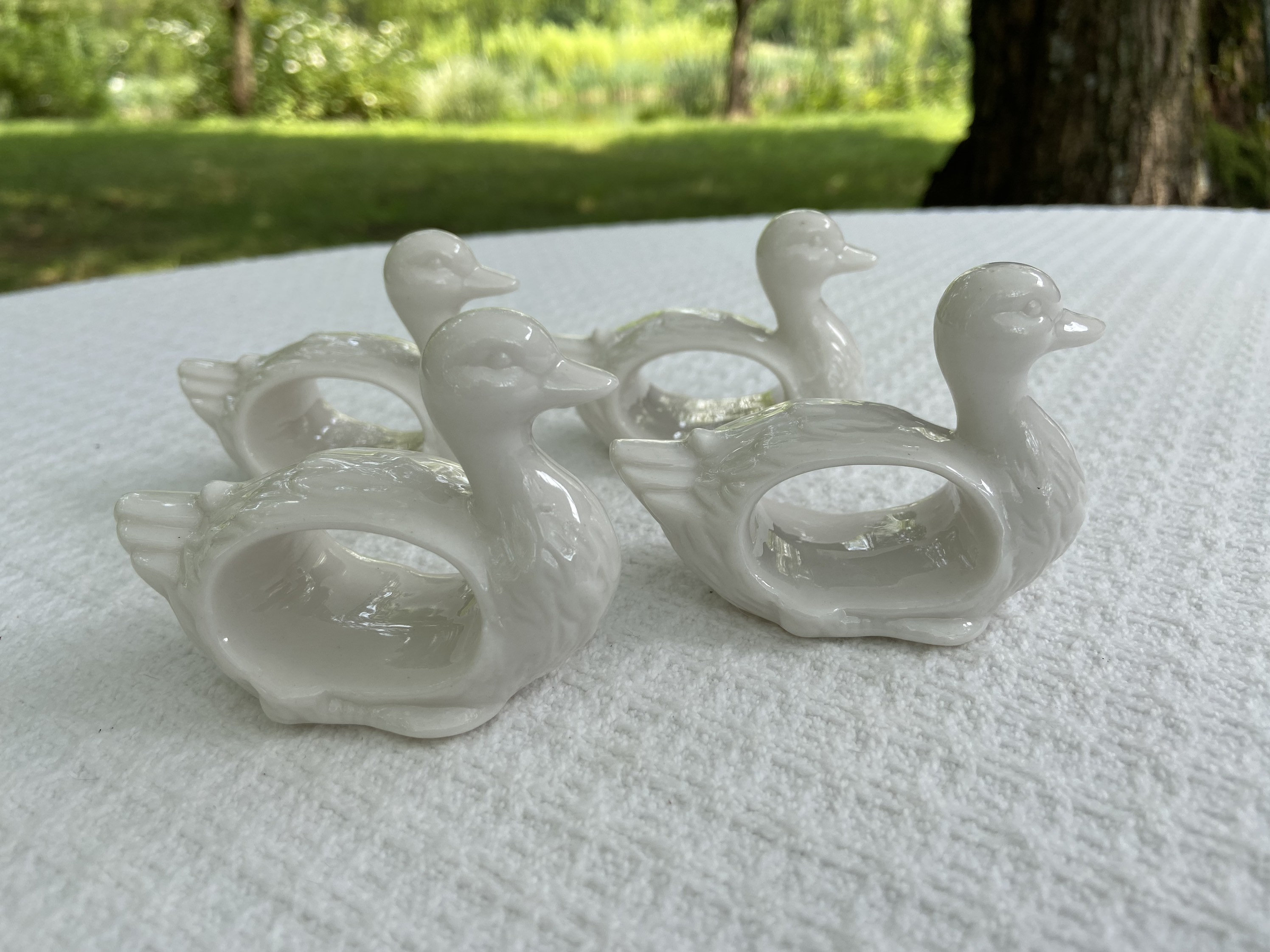 Vintage Shafford Porcelain Duck Napkin Rings Unused in - Etsy