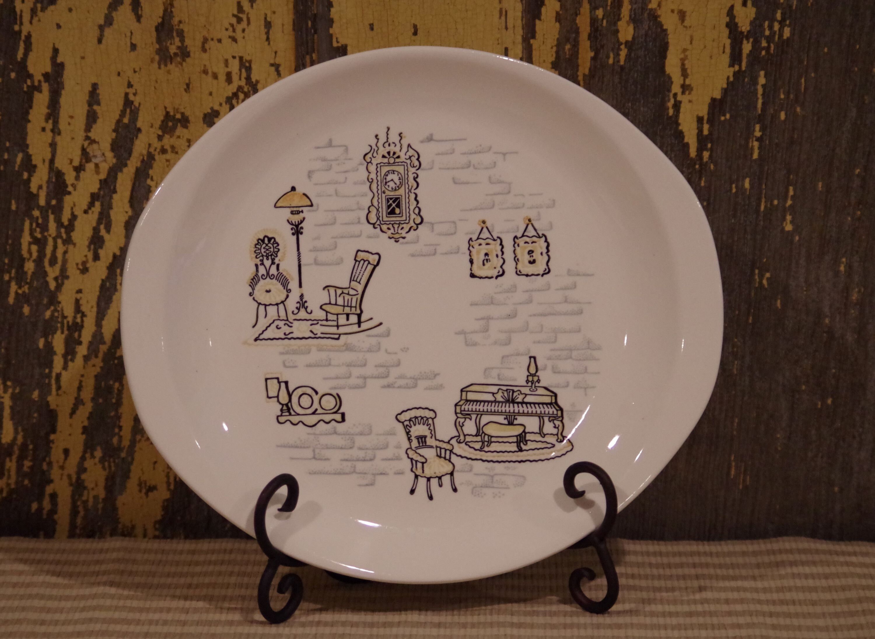 Marcrest Plate Vintage 1950s Marcrest Plate Gay Nineties | Etsy