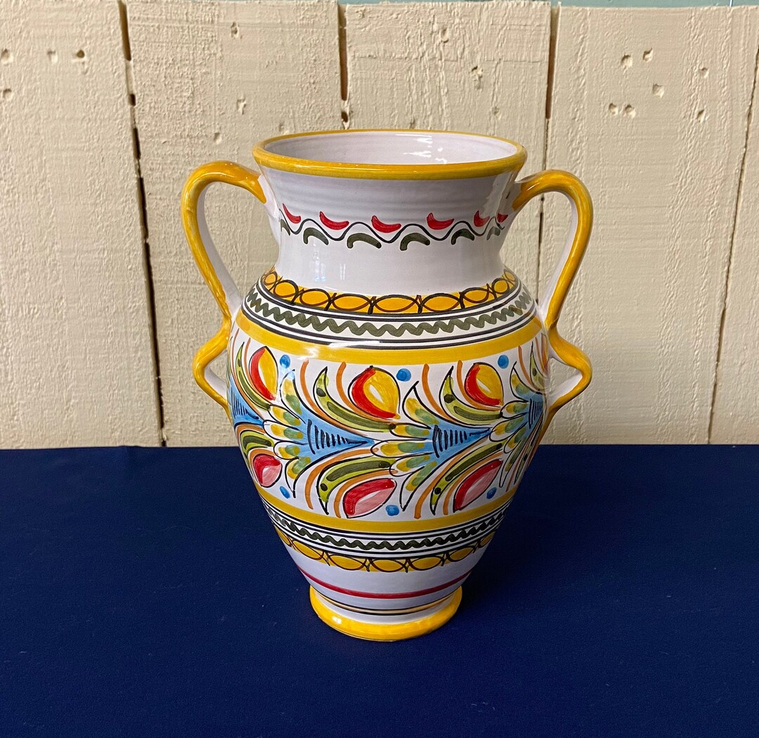 Vintage Spanish Pottery Jar Puente Del Arzobispo Toledo Espana De La ...