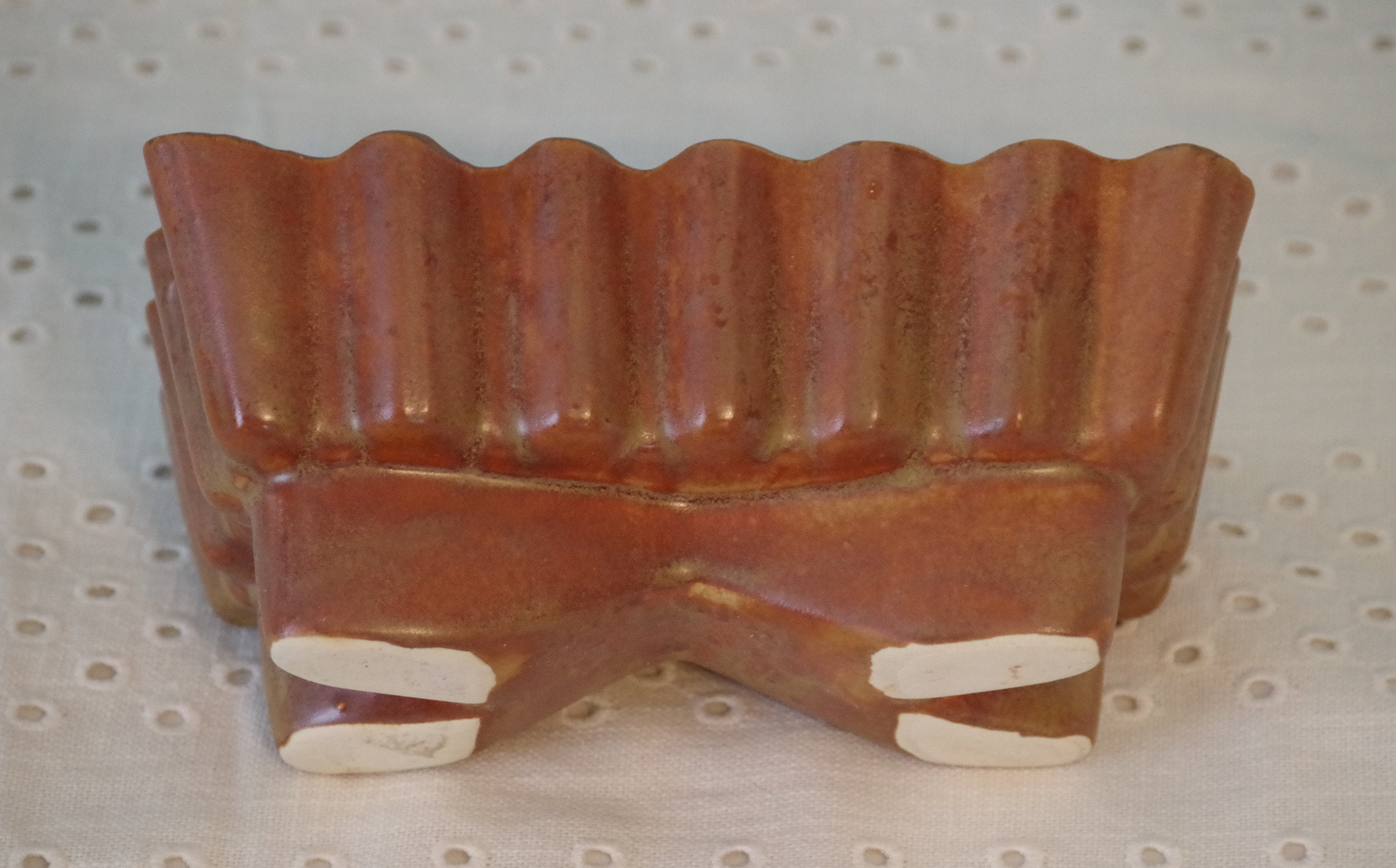 Vintage Planter Rectangle Shape Flower Pot Earthtone - Etsy