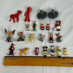 Vintage Marx Disneykins First Series and Pinocchio Series Miniatures ...