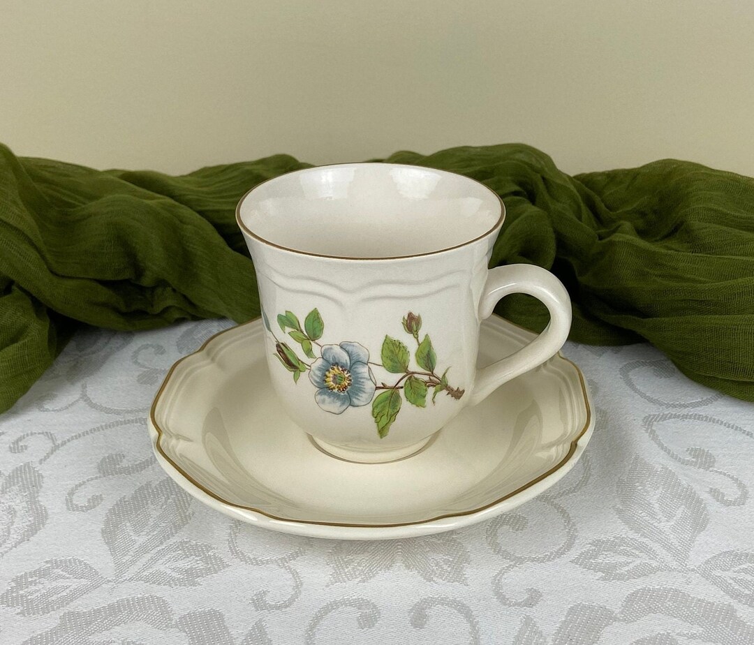 Vintage Apple Blossom Tea Cup and Saucer ~ Sangostone ~ Apple Blossom ...
