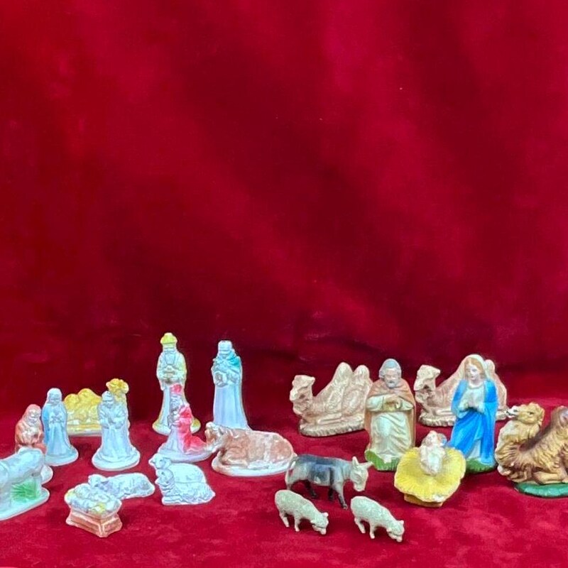 Nativity Italy Chalkware - Etsy