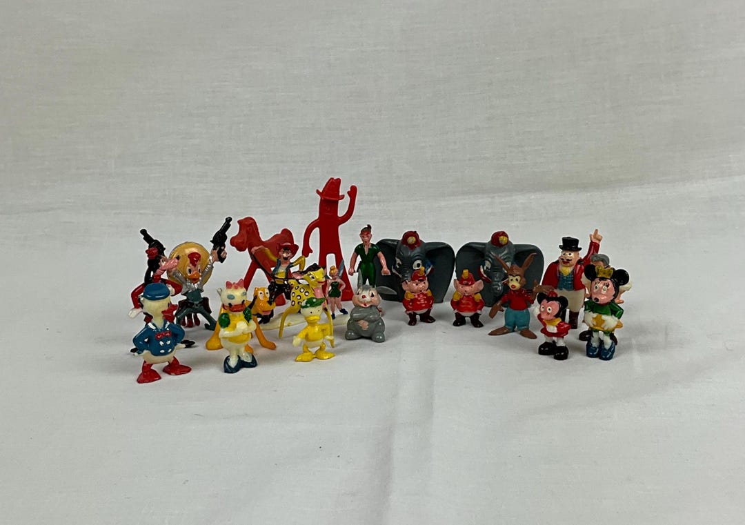 Vintage Marx Disneykins First Series and Pinocchio Series Miniatures ...