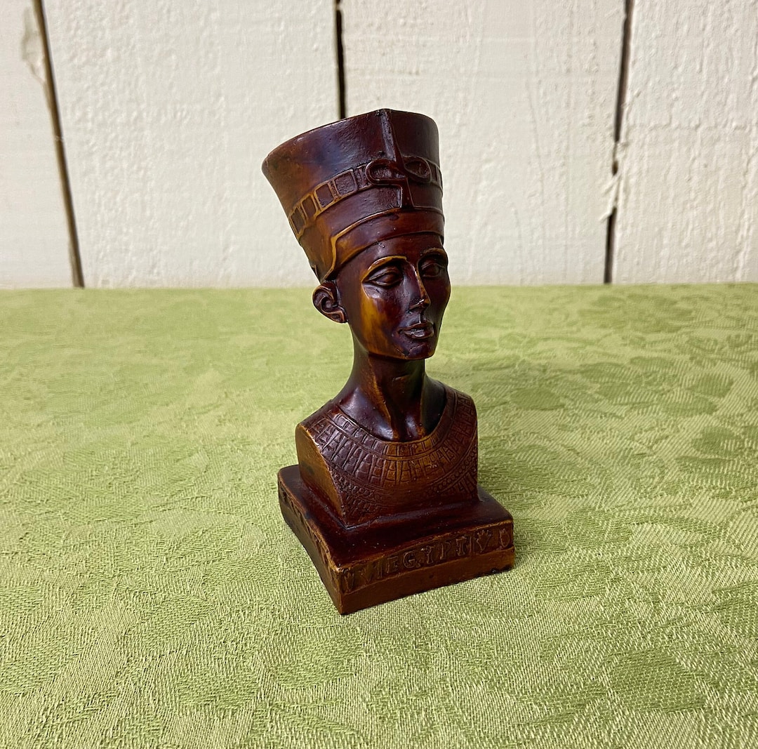 Vintage Bust of Nefertiti ~ Egyptian Bust ~ Egypt Travel Souvenir ...