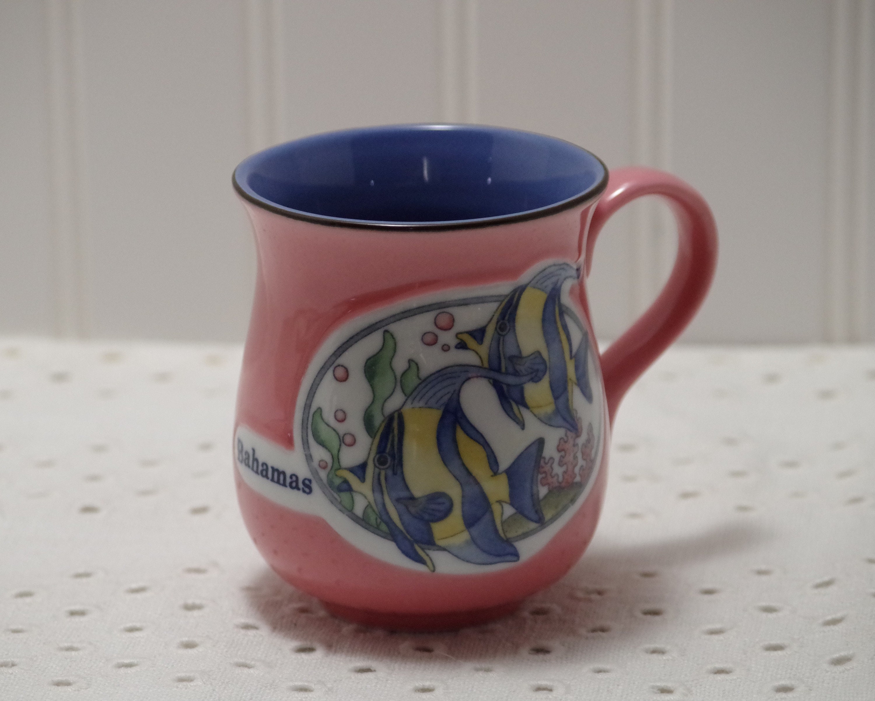 Tropical Fish Mug Vintage Bahamas Souvenir Mug Bahamas | Etsy