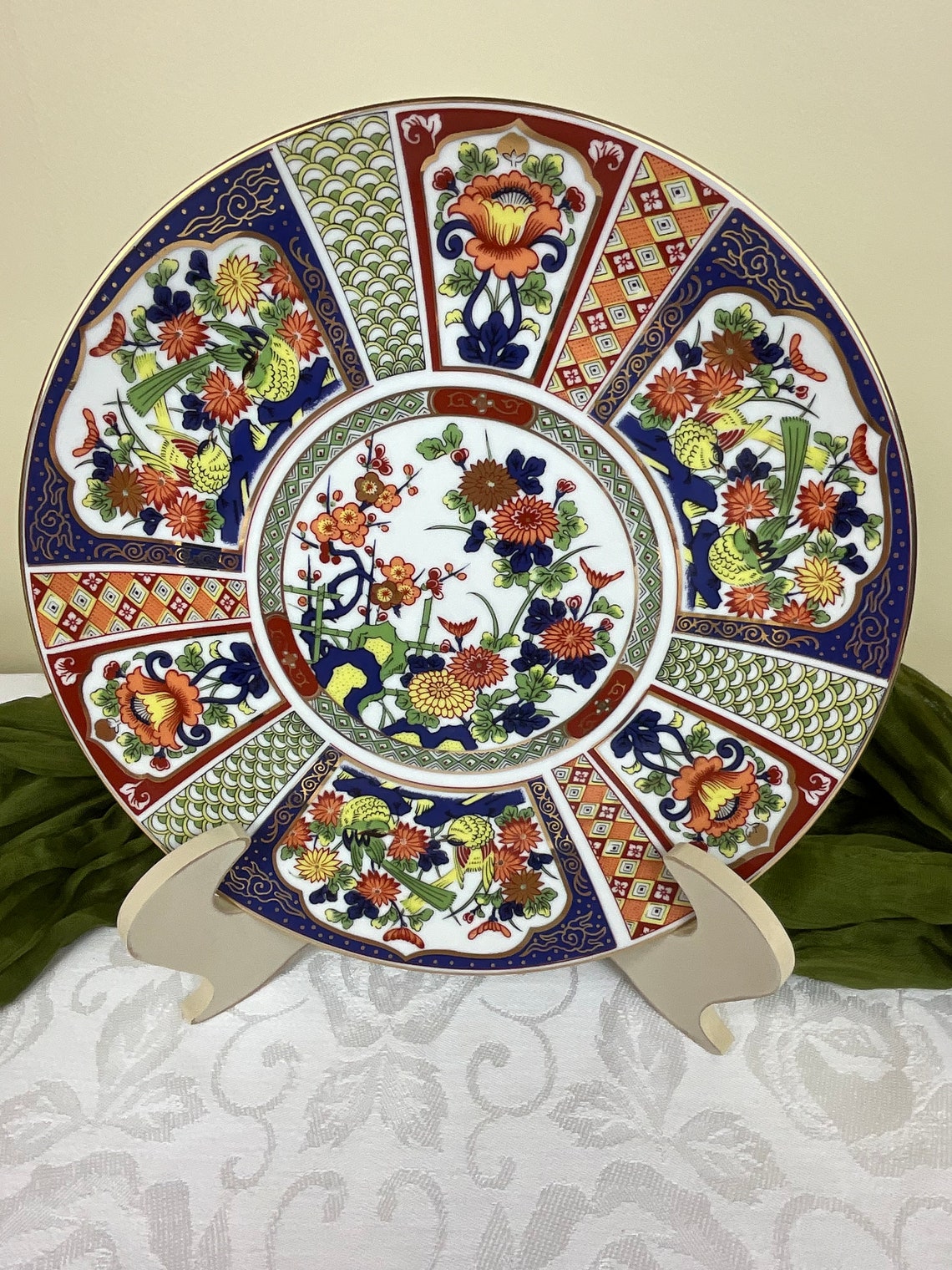 Vintage Artmark Kutani Plate ~ Beautiful Decorative Kutani Plate ~ 10 ...