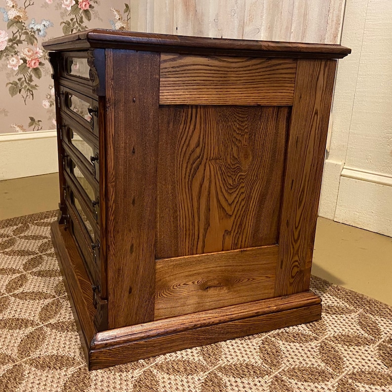 Vintage O.N.T George A. Clark Thread Cabinet Clark's | Etsy