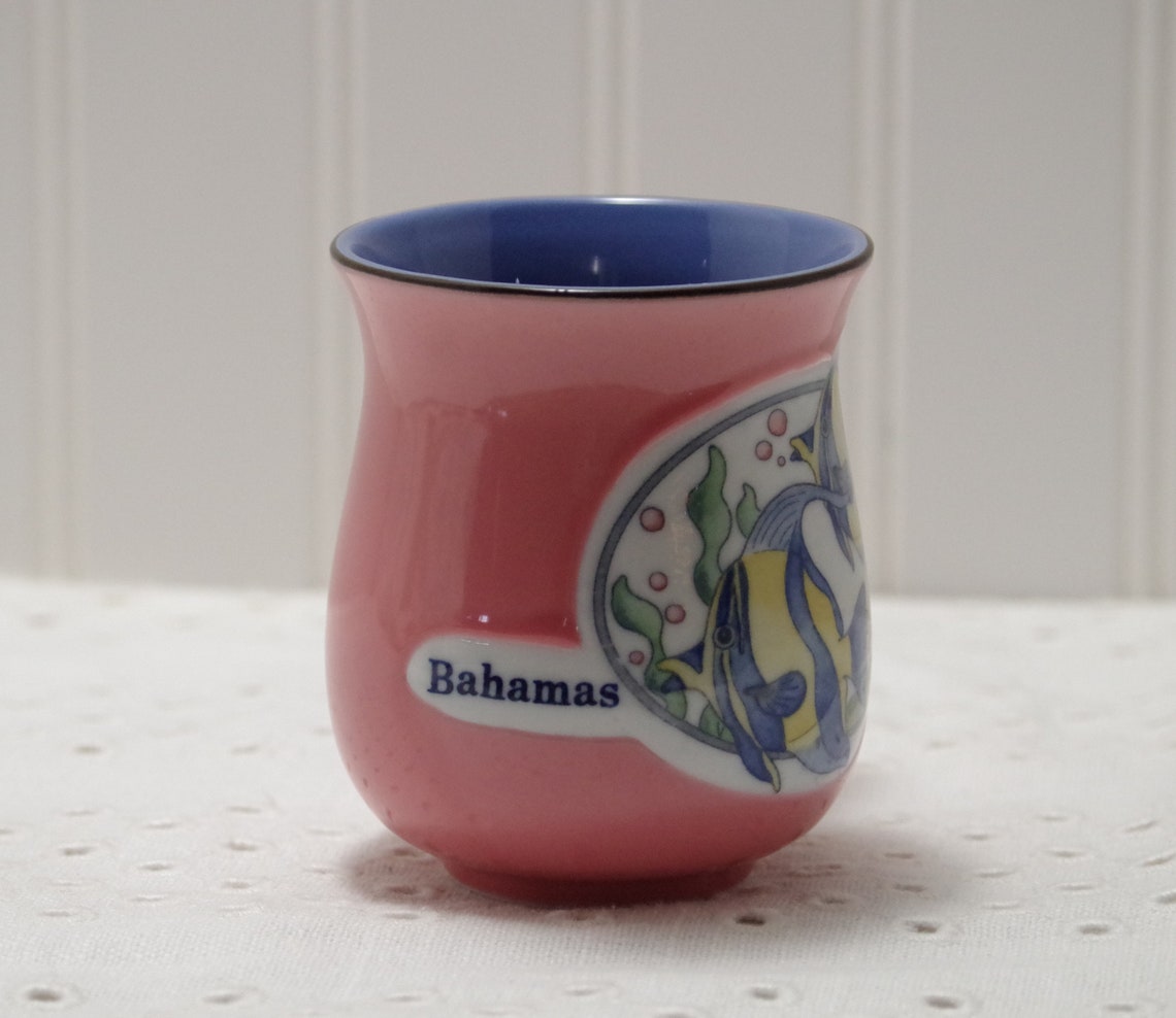 Tropical Fish Mug Vintage Bahamas Souvenir Mug Bahamas | Etsy