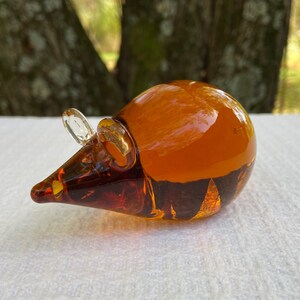 Vintage Amber Glass Mouse Amber Glass Mouse Paperweight - Etsy