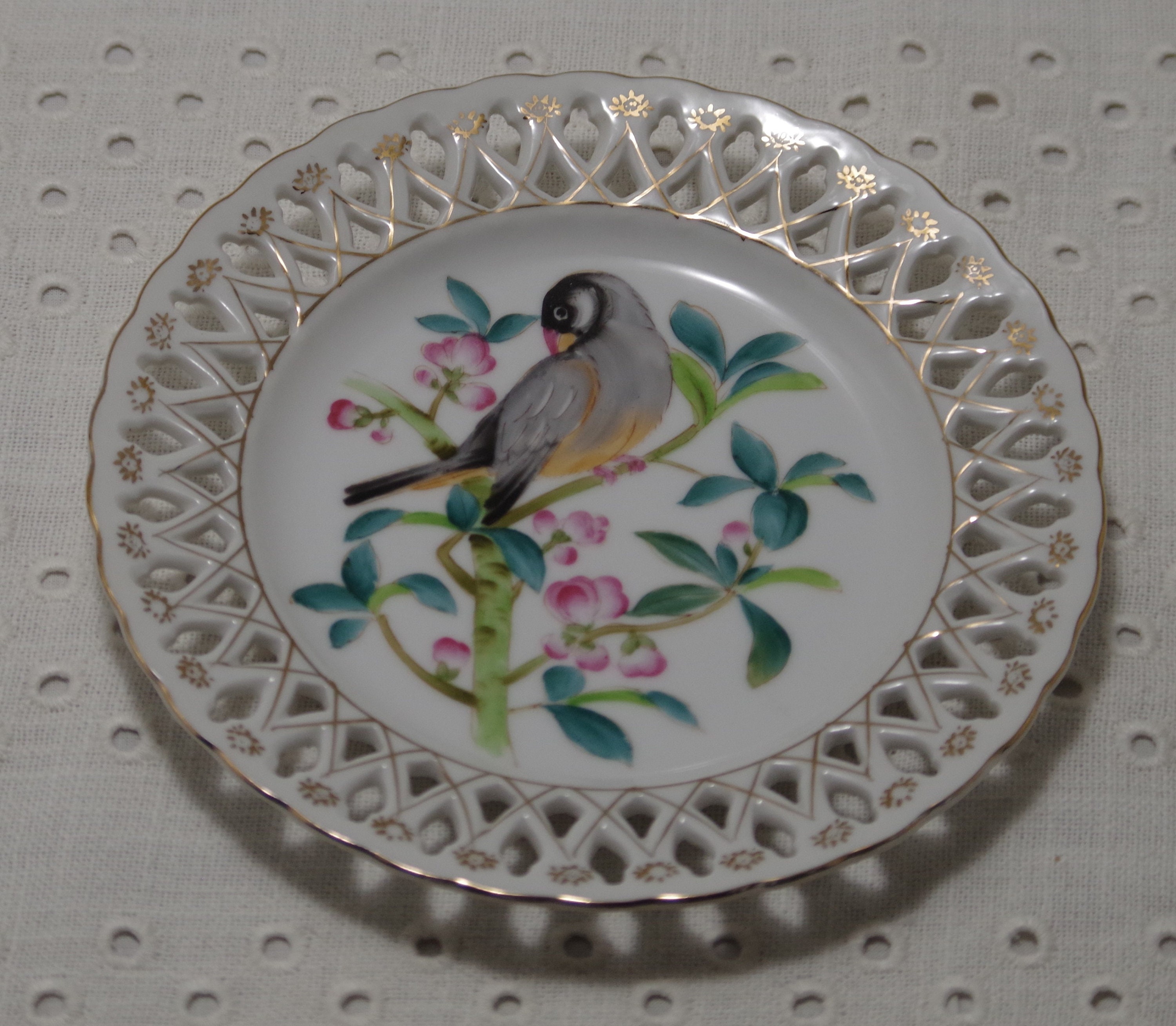 Ucagco Plate Vintage Ucagco Bird Plate Made in Japan | Etsy